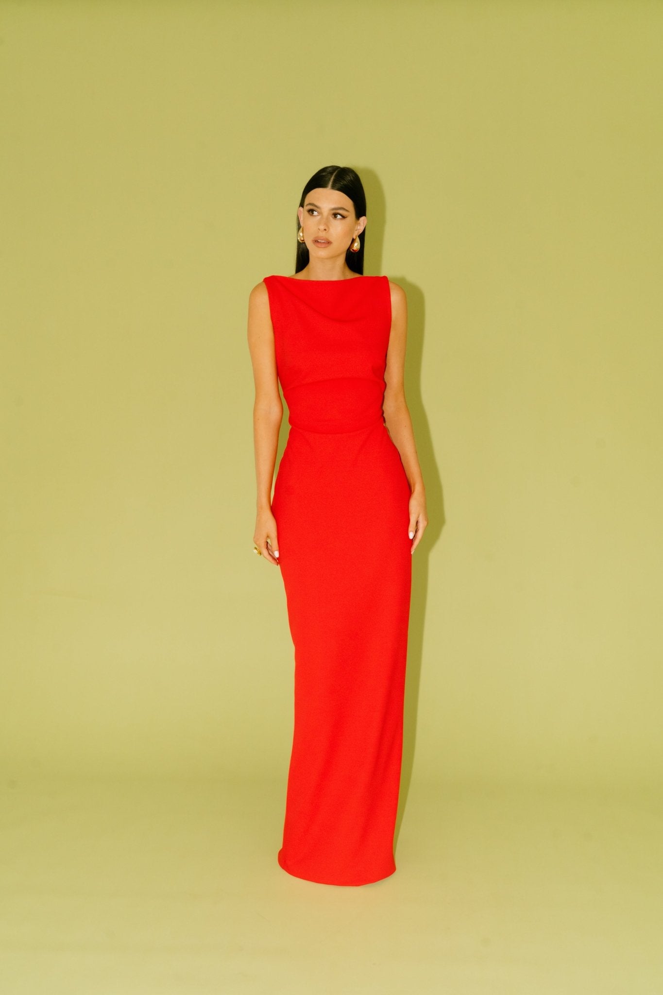 Verona Gown | Cherry Red